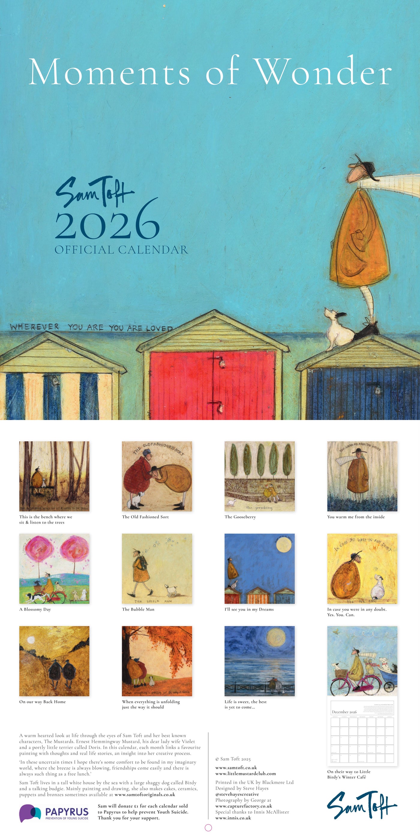 Sam Toft Calendar 2026 – Sam Toft and her Wonderful World of Mustard