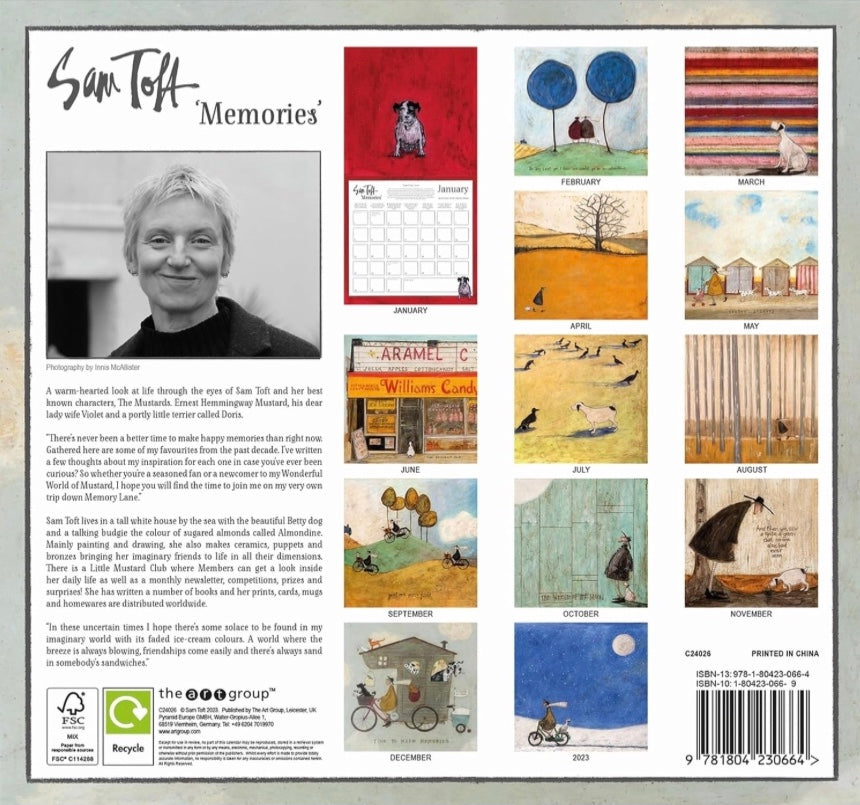 4 x 2024 Calendars Plus Cards – Sam Toft and her Wonderful World of Mustard